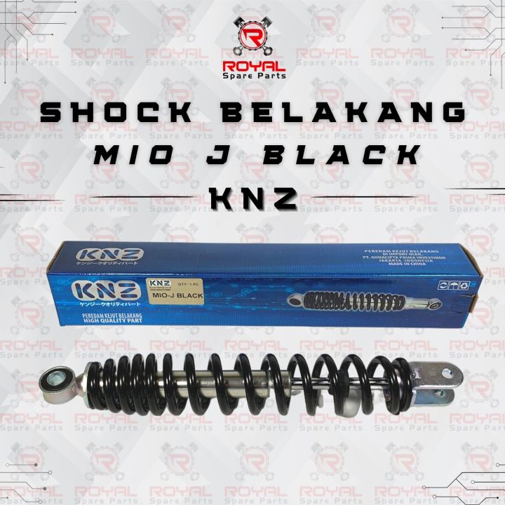 SHOCK BREAKER BELAKANG MIO J HITAM / MERAH / KUNING ORIGINAL KNZ ...