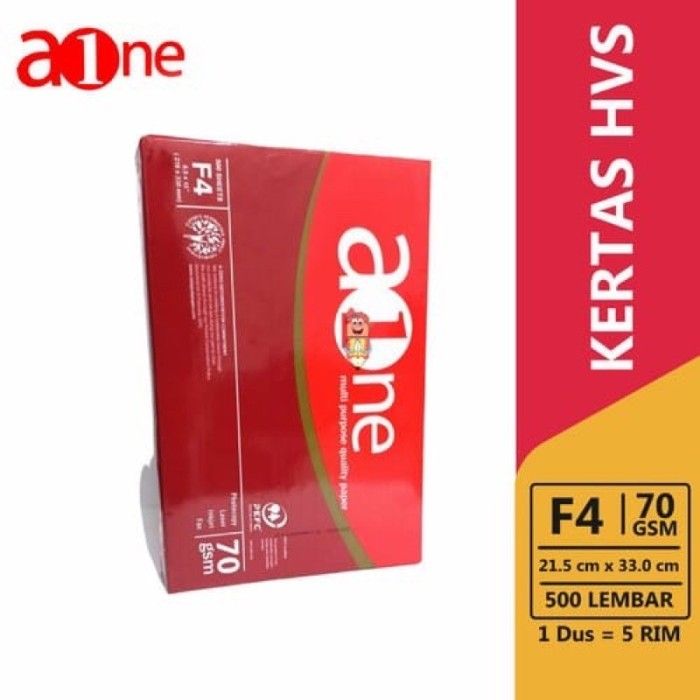 Kertas Hvs F4 70gr A One | Lazada Indonesia