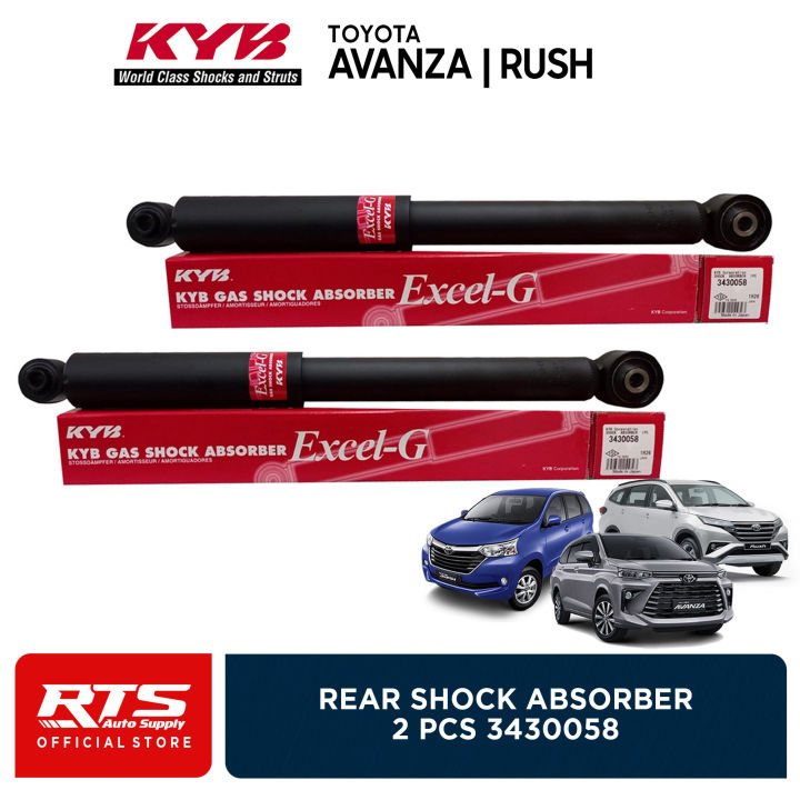 KYB Excel G Rear Shock Absorber Toyota Avanza / Rush 2016 - 2021 ...