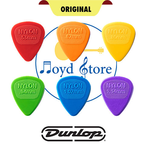 Original Dunlop Nylon MIDI Standard Guitar Picks | Lazada PH
