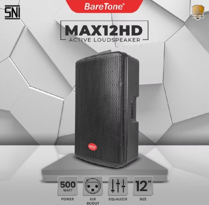 Speaker Aktif BARETONE 12Inch Max 12HD Original | Lazada Indonesia