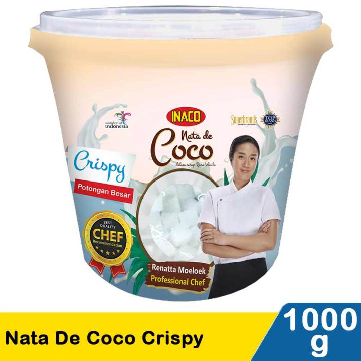 Inaco Nata De Coco Vanilla Crispy 1 KG | Lazada Indonesia