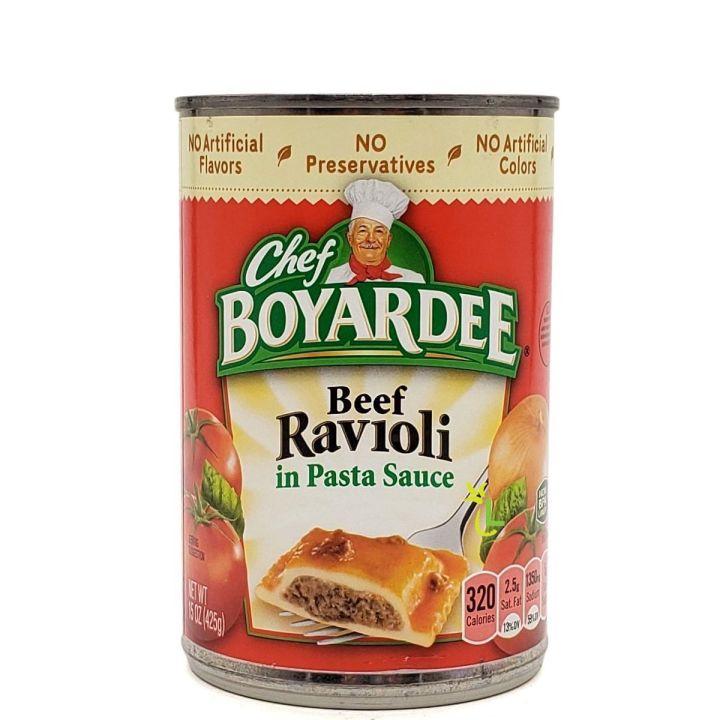 Chef Boyardee Beef Ravioli in Pasta Sauce 425g | Lazada PH