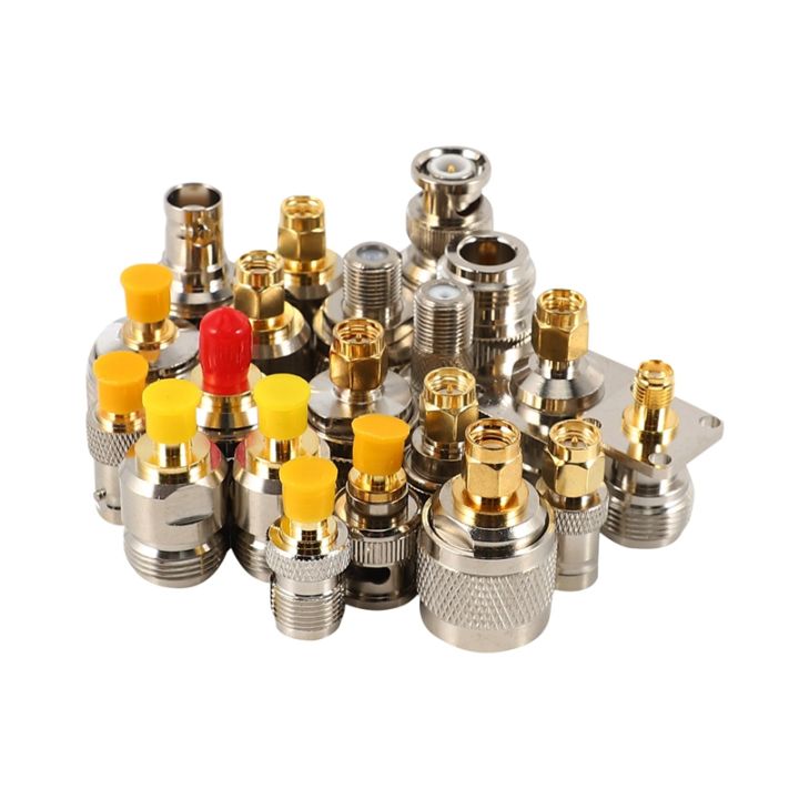 20Pcs/Set N Type BNC TNC SMA RF Connector Adapter Kit Test Converter ...