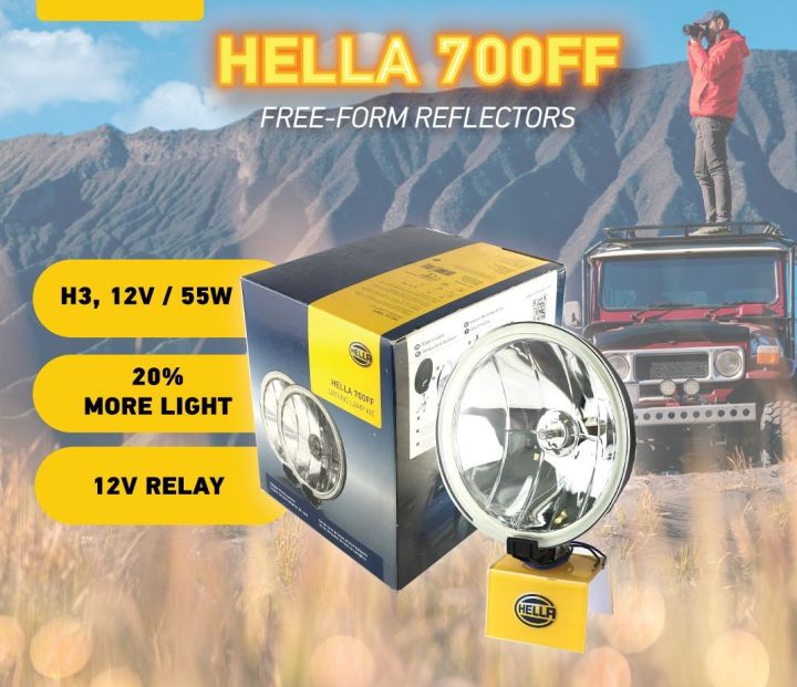 HELLA 700FF Series 7" Driving Lamp Set - 1F7 010 032 801 | Lazada