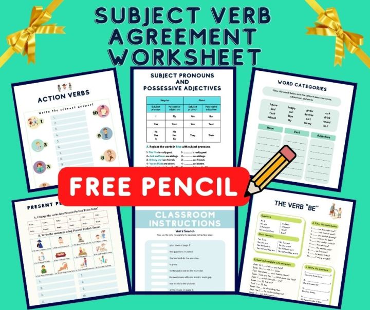 Subject Verb Agreement Practice Worksheets It's Grammar Time: