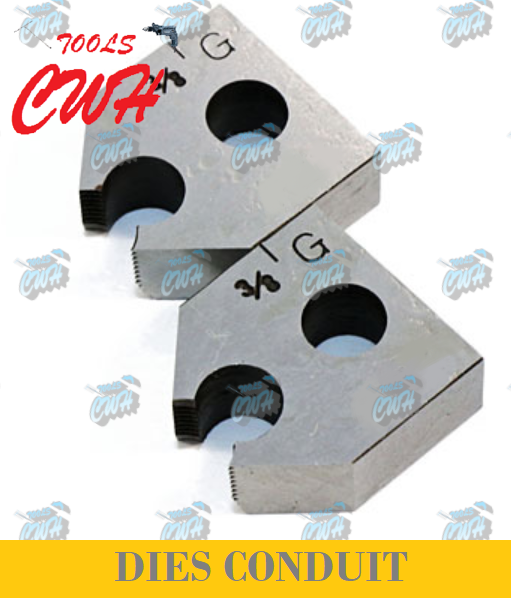 3/4" 1" 1-1/4" 1-1/2" PRC CONDUIT PIPE DIES GI PIPE DIE THREADER ...