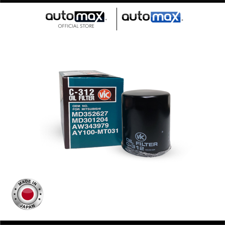 VIC Genuine Oil Filter — C312 for Mitsubishi Montero, Strada, L200 2016 ...