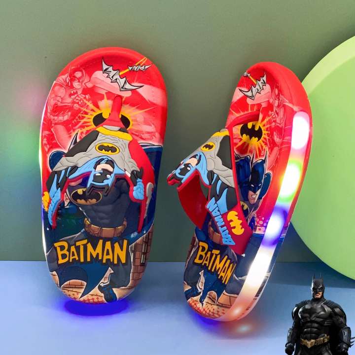 Kids Fashionable Batman Design Flip Flops for Boys | Lazada PH