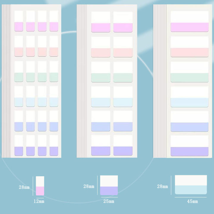 【Essentials☀️COD】Label Indeks Indeks Warna Morandi Baca Label Label ...