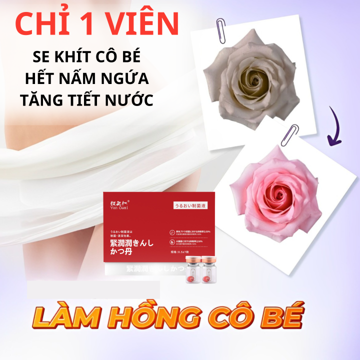 (Hộp 7 viên) Viên đặt Yanomi 3 Ngày Hết Viêm, se khít, trong veo, ẩm ...