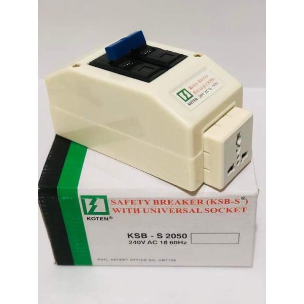Koten Aircon Safety Breaker with universal socket 20A,30A,60A * | Lazada PH