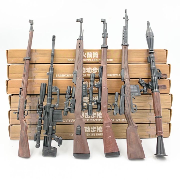 6Pcs 1/6 Scale Assemble Model 98K M200 RPG SVT40 38 G43 S Table Brick ...