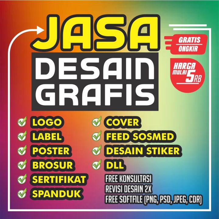 Bandung Stiker Jasa Desain Grafis Logo Label Poster Brosur Sertifikat ...