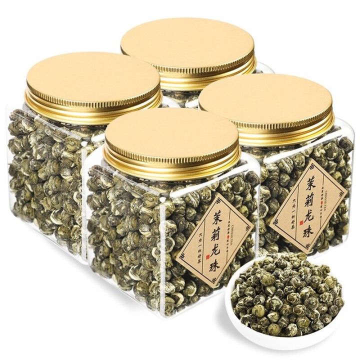Jasmine Pearl Tea - Jasmine Dragon Pearls Green Tea with Delightful ...