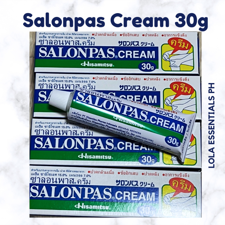 Salonpas Cream 30g | Lazada PH