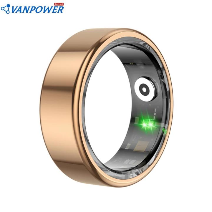 R02 Smart Ring Fitness Tracker Ring 5.0 Bluetooth-Compatible Blood ...