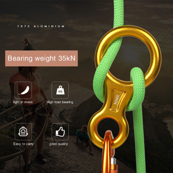 [In Stock]Figure 8 Rock Climbing Descender Ring Outdoor Mountaineering ...