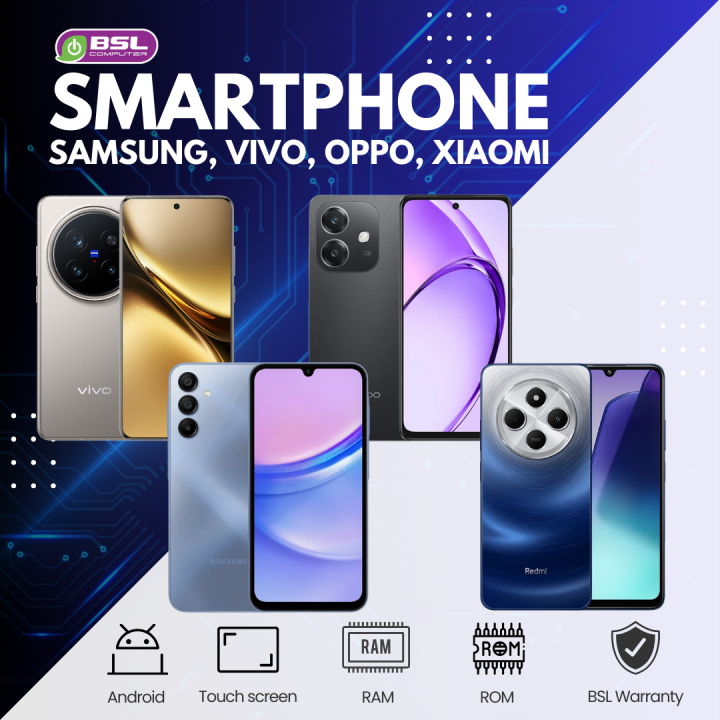 Smartphone Samsung, vivo, oppo, Xiaomi มือถือมือสอง โทรศัพท์มือถือ สมาร์ทโฟน USED Smartphone ...