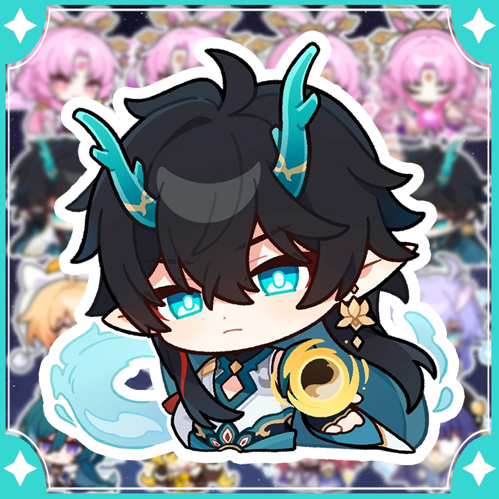 [Honkai Star Rail] Sticker Dan Heng • Ẩm Nguyệt, Fu Xuan, Lynx, Yukong ...