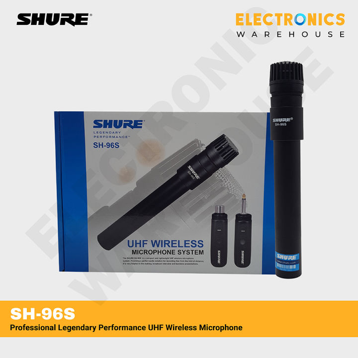 Shure SH-96S Professional Legendary Performance UHF Wireless Microphone | Lazada PH