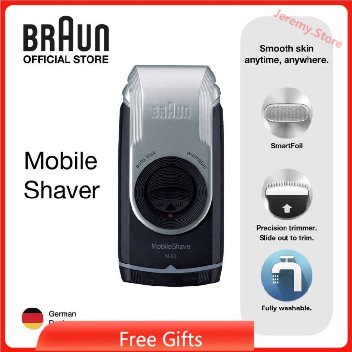 Braun M90 / M60 PocketGo MobileShave Portable Shaver, Travel Shaver ...