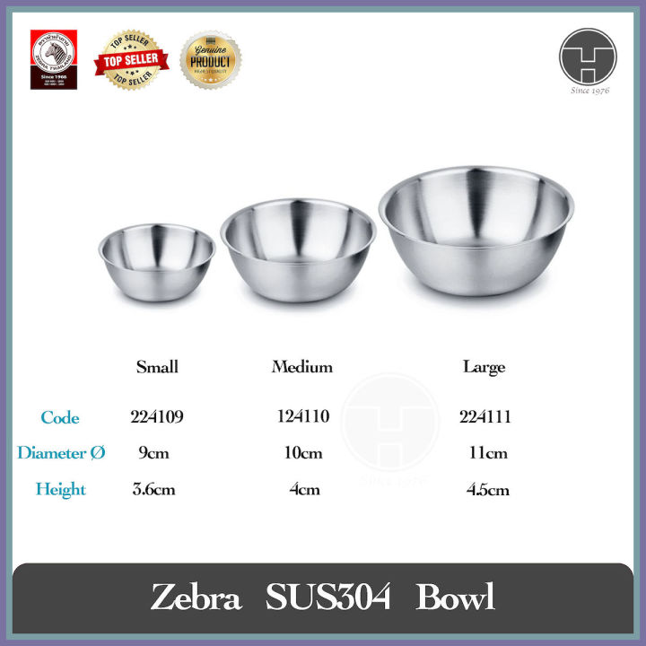[TeoHin] Zebra SUS304 Bowl, Stainless Steel, Sauce Bowl, Sauce Dish ...