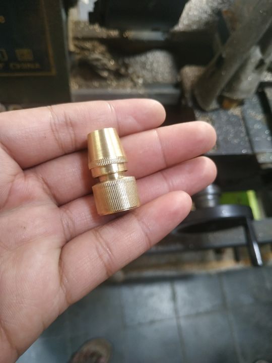 Nozzle spuyer Sprayer Tembak Nozzle misting kuningan Lurus lobang satu ...