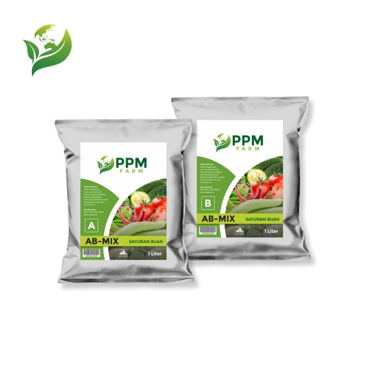 Nutrisi / Pupuk Hidroponik AB Mix Sayuran Buah 1L Konsentrat Pupuk ...