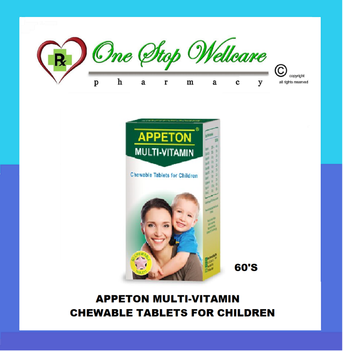 APPETON MULTI-VITAMIN CHEWABLE TABLETS FOR CHILDREN (EXP: 11/2025) | Lazada
