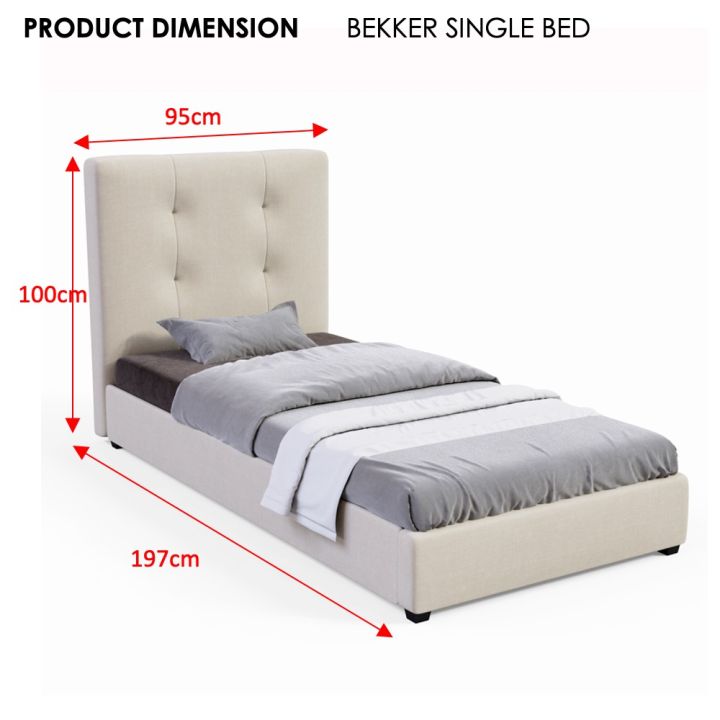 BEKKER single size and super single divan bed frame/ divan bedframe ...