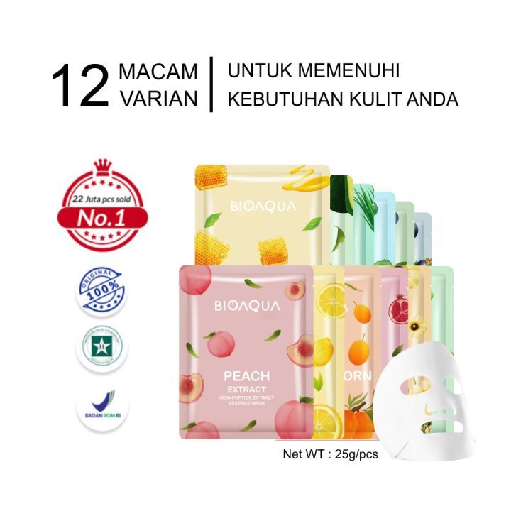 BIOAQUA Sheet Mask | ALL VARIAN | Lazada Indonesia