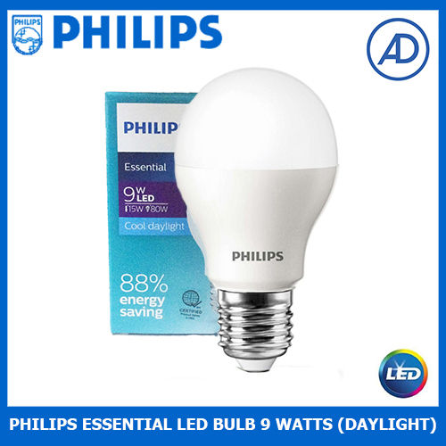 Philips Essential LED Bulb 9 Watts (Daylight) | Lazada PH