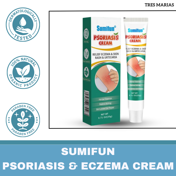 Sumifun Psoriasis Cream Relief Eczema Skin Rashes Uticaria Treatment ...