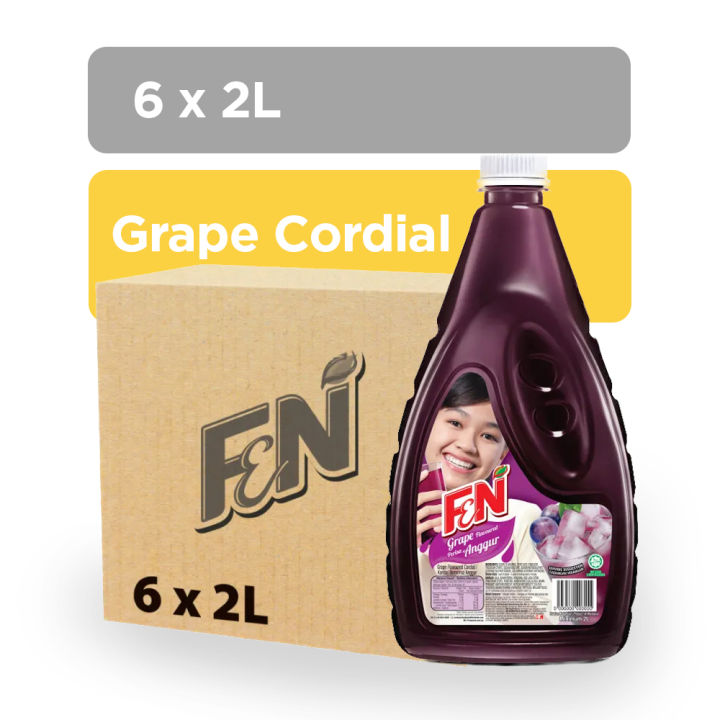 F&N Grape Cordial 2L X 6 | Lazada