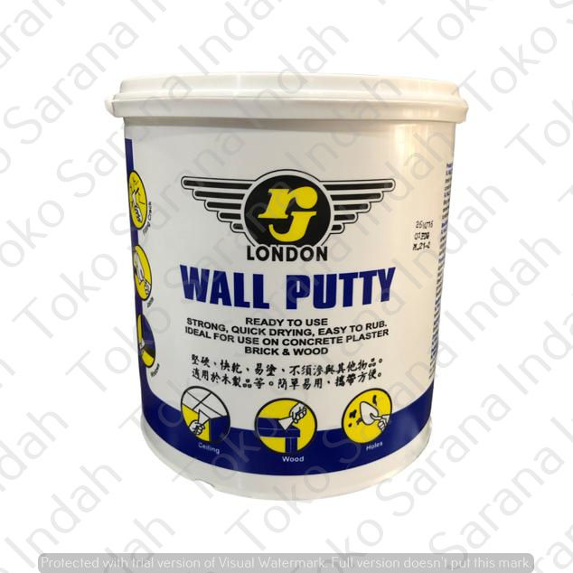 Plamir Dempul Tembok RJ London 5KG plamir tembok dempul wall dempul rj ...