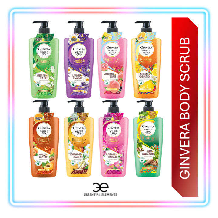 Ginvera World Spa Shower Scrub Body Wash 750ML | Lazada Singapore