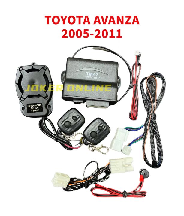 TOYOTA AVANZA 2005-2018 OEM PLUG & PLAY CAR ALARM SYSTEM | Lazada