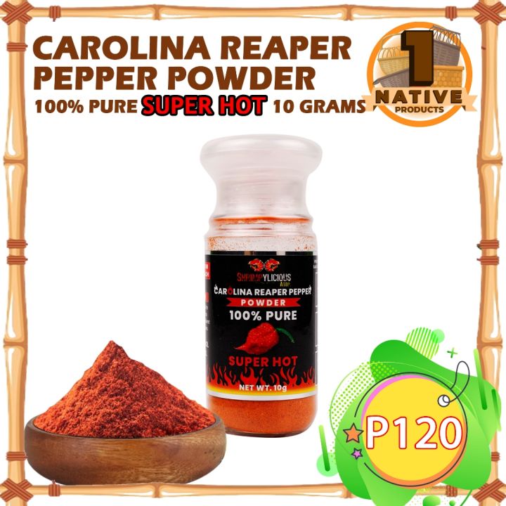 1Native Carolina Reaper Pepper Powder Hot Chili Powder 10g Pure Organic ...