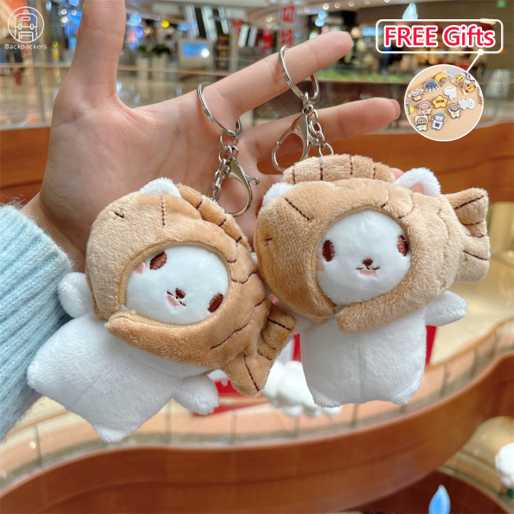 4.3inches Cat Plush Cute Keychain Plush Toy Pendant | Lazada PH