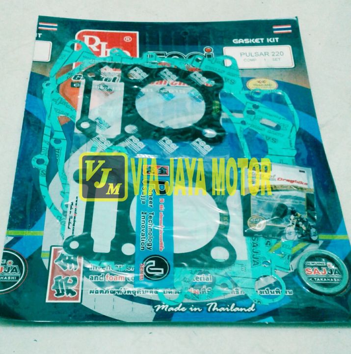 VJM PACKING PAKING GASKET FULLSET FULL SET BAJAJ BAJAI PULSAR PULSER 220 RIKO VIETNAM PRODUK ...