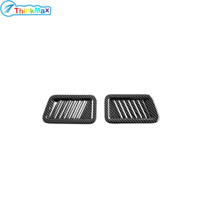 1 Pair Car Dashboard Air Conditioning Vent Trim Cover Front Air Outlet ...