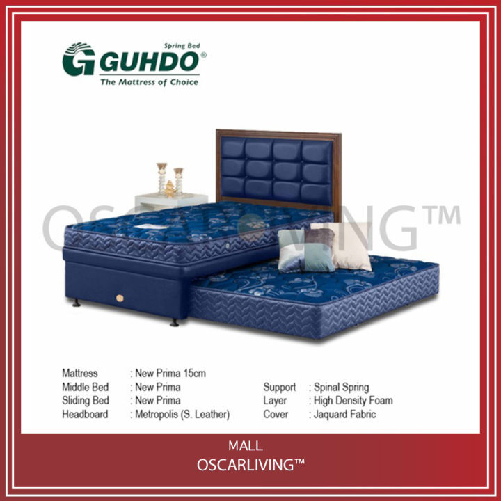 Guhdo Springbed 3in1 New Prima Fullset Hb Metropolis Khusus Jabodetabek