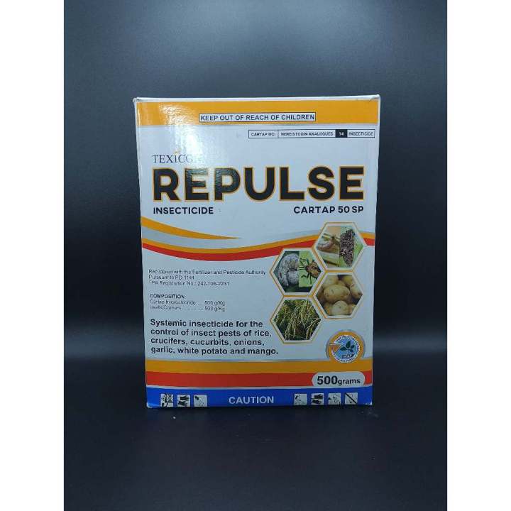 TEXICON REPULSE CARTAP 50SP SYSTEMIC INSECTICIDE SIMILAR TO PANDAN ...