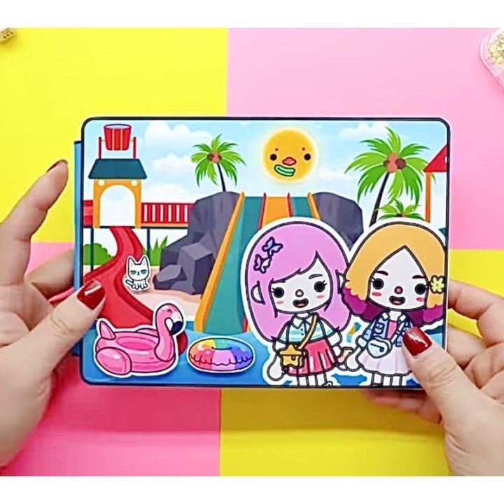 Toca Life worldquiet book Toca bocamom and sister Doll House toca world ...