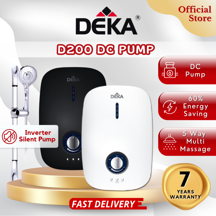 DEKA D200 DC Pump Instant Heat Water Heater with DC Inverter Pump Matte ...