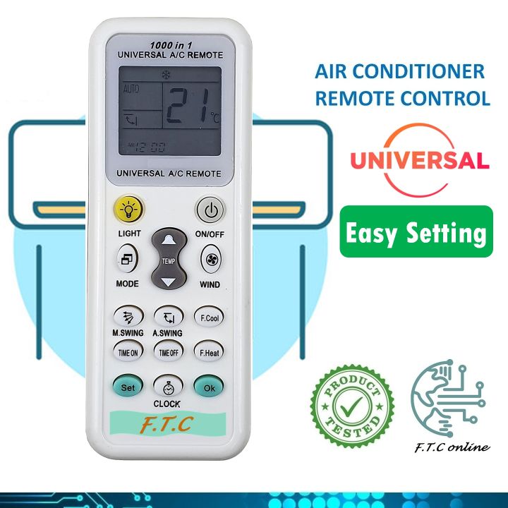 Universal Air Conditioner Remote Control K-1028E | Lazada