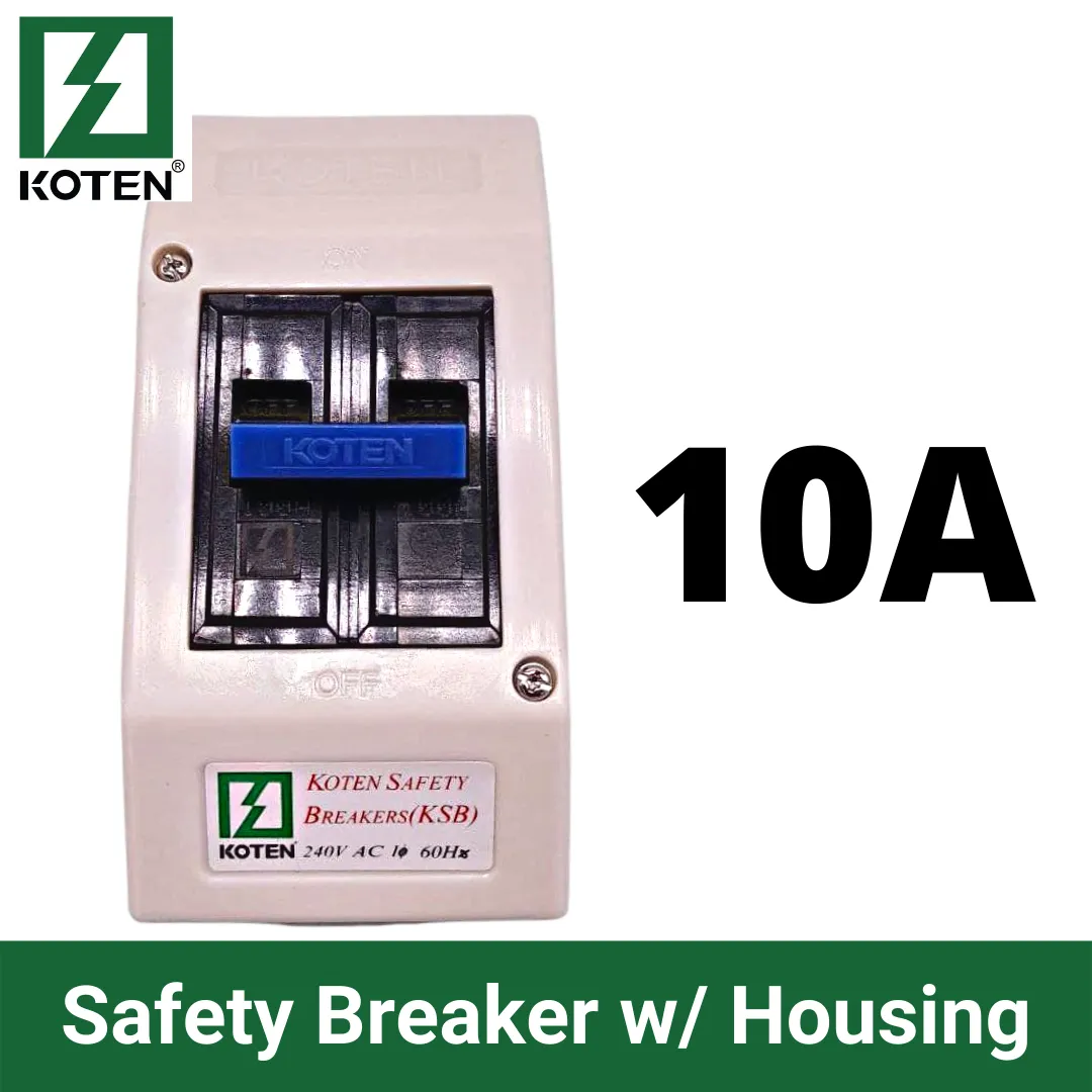 Koten Safety Breaker KSB 2P (10A, 15A, 20A, 25A, 30A, 40A, 50A, 60A, 70A, 100A) | Lazada PH