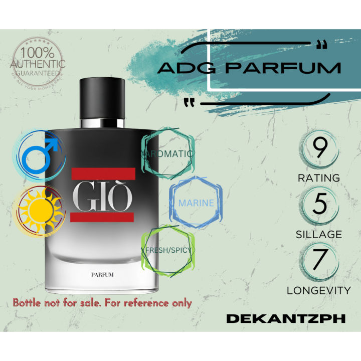 ARMNI ADG Parfum Perfume Decant - DEKANTZPH | Authentic| Men's Perfume ...