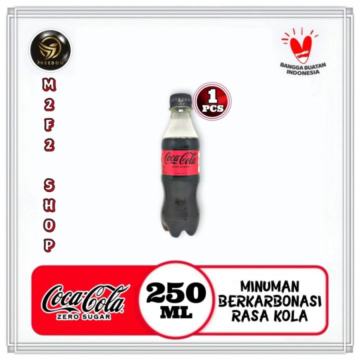 Coca Cola Zero Sugar Minuman Bersoda Botol Plastik Pet - 250 ml ...